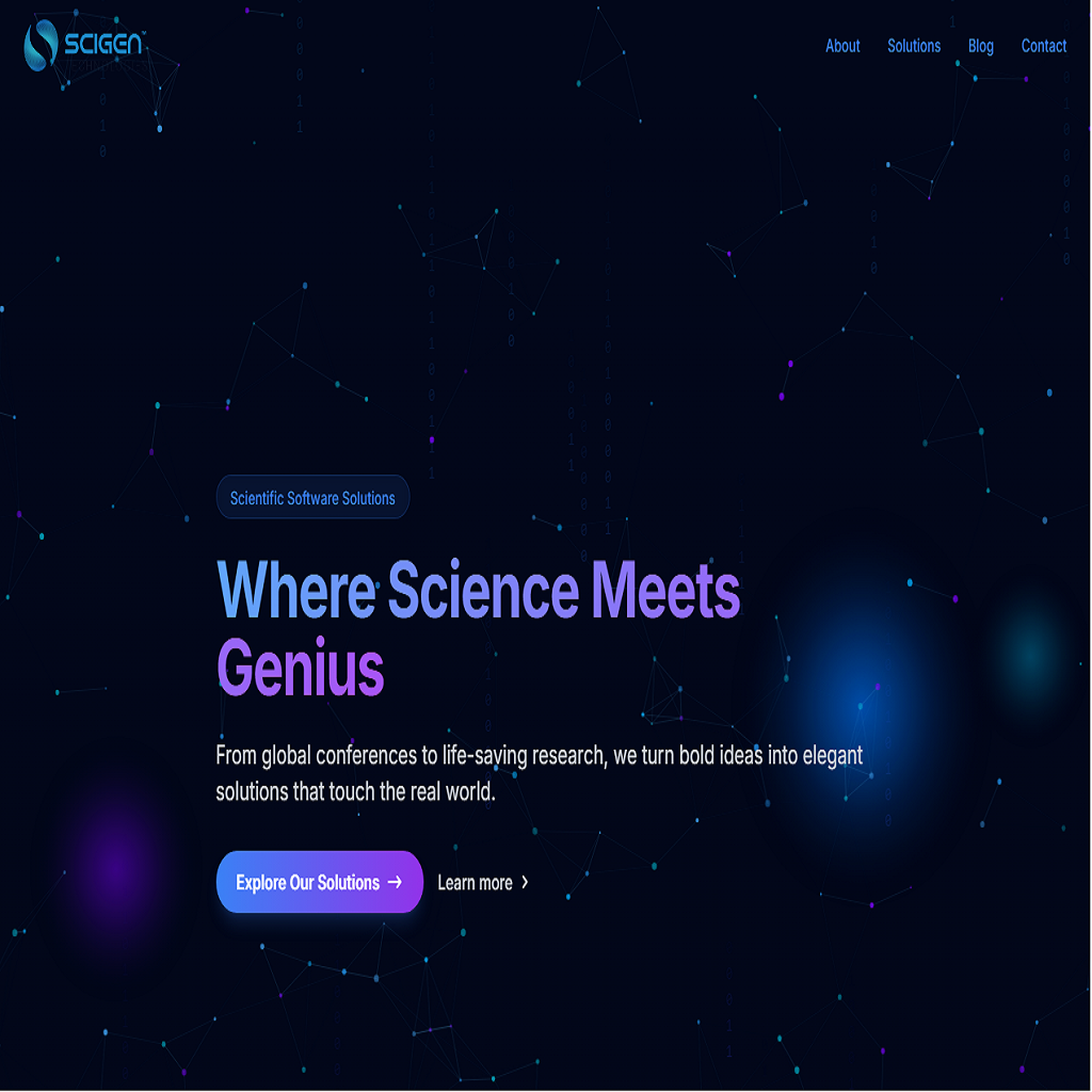 SciGen | Scientific Software Solutions